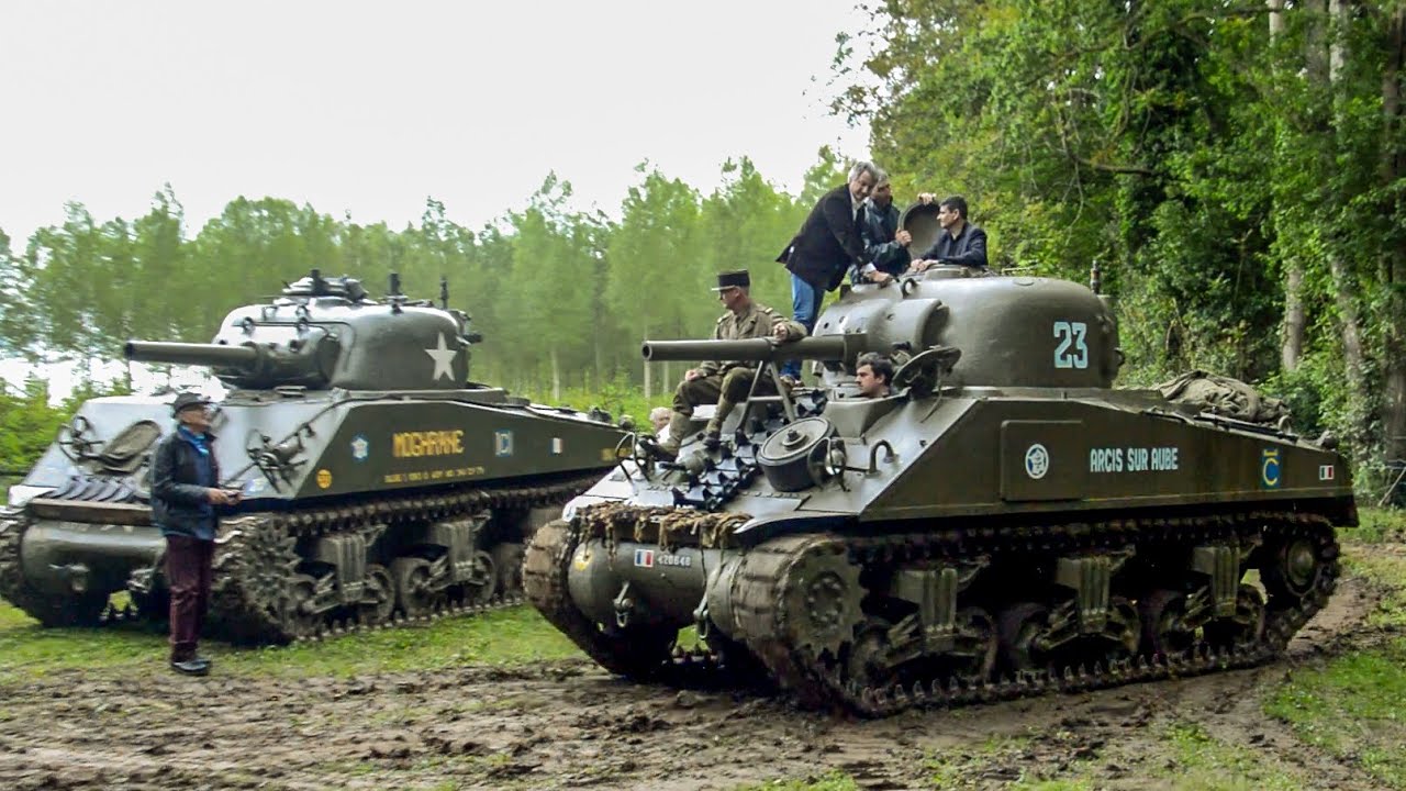 Restored WW2 veteran: M4A2 Sherman from 2nd French Armored Division ...