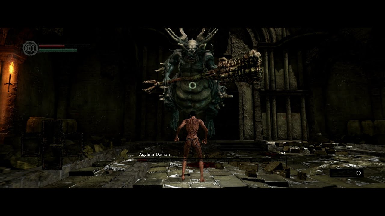 Killing Asylum Demon with bare fist | 3440 x 1440 | 21:9 | Dark Souls ...