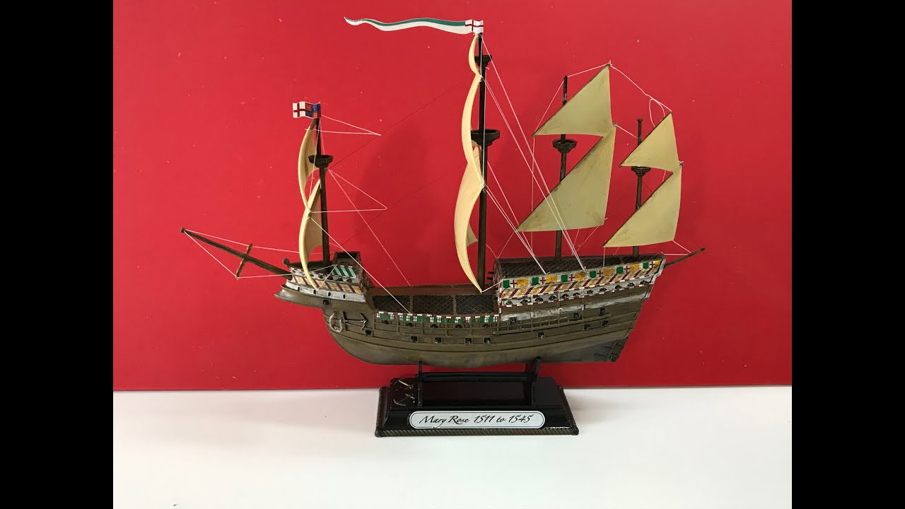Airfix 1/400 Mary Rose starter set, Complete build weatering and ...