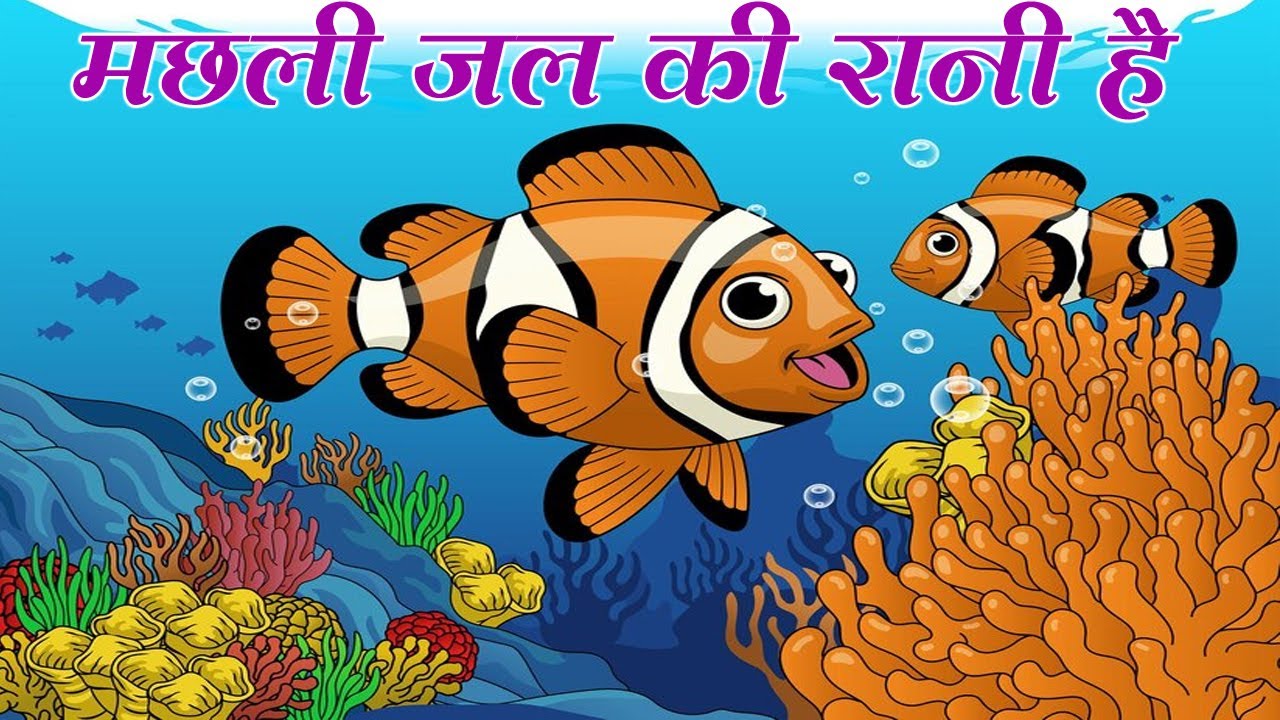 Machli Jal Ki Rani hai - Hindi Rhymes | hindi baby songs | Hindi Poem ...