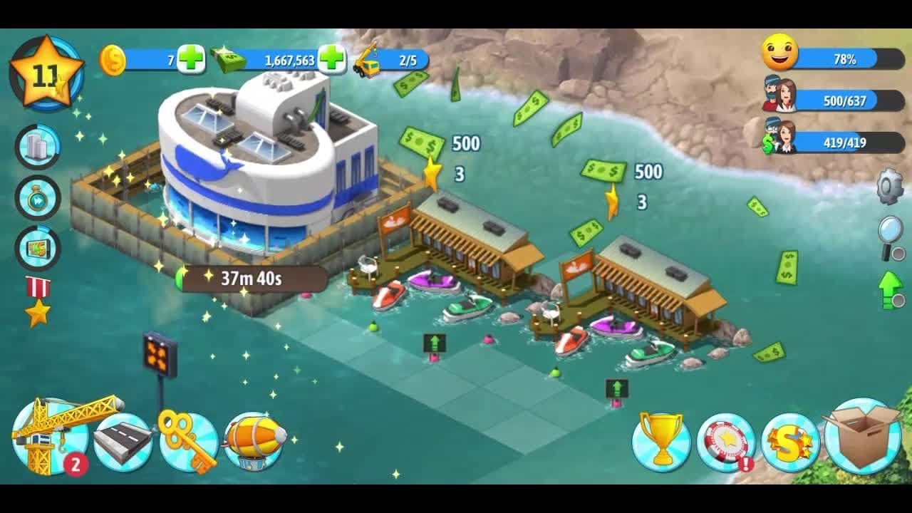 City Island 5 on Android : Tycoon Building Simulation Day 3 - YouTube