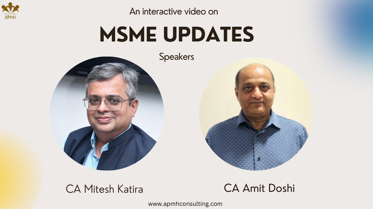 MSME Updates 2024 : What Business Owners Need to Know! - YouTube