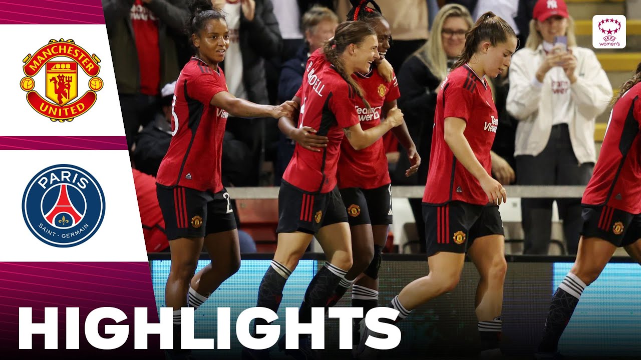 Manchester United vs Paris Saint Germain | Highlights | UEFA Women's ...