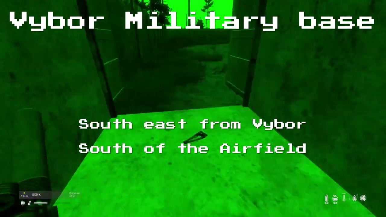 Vybor Military base at night - YouTube