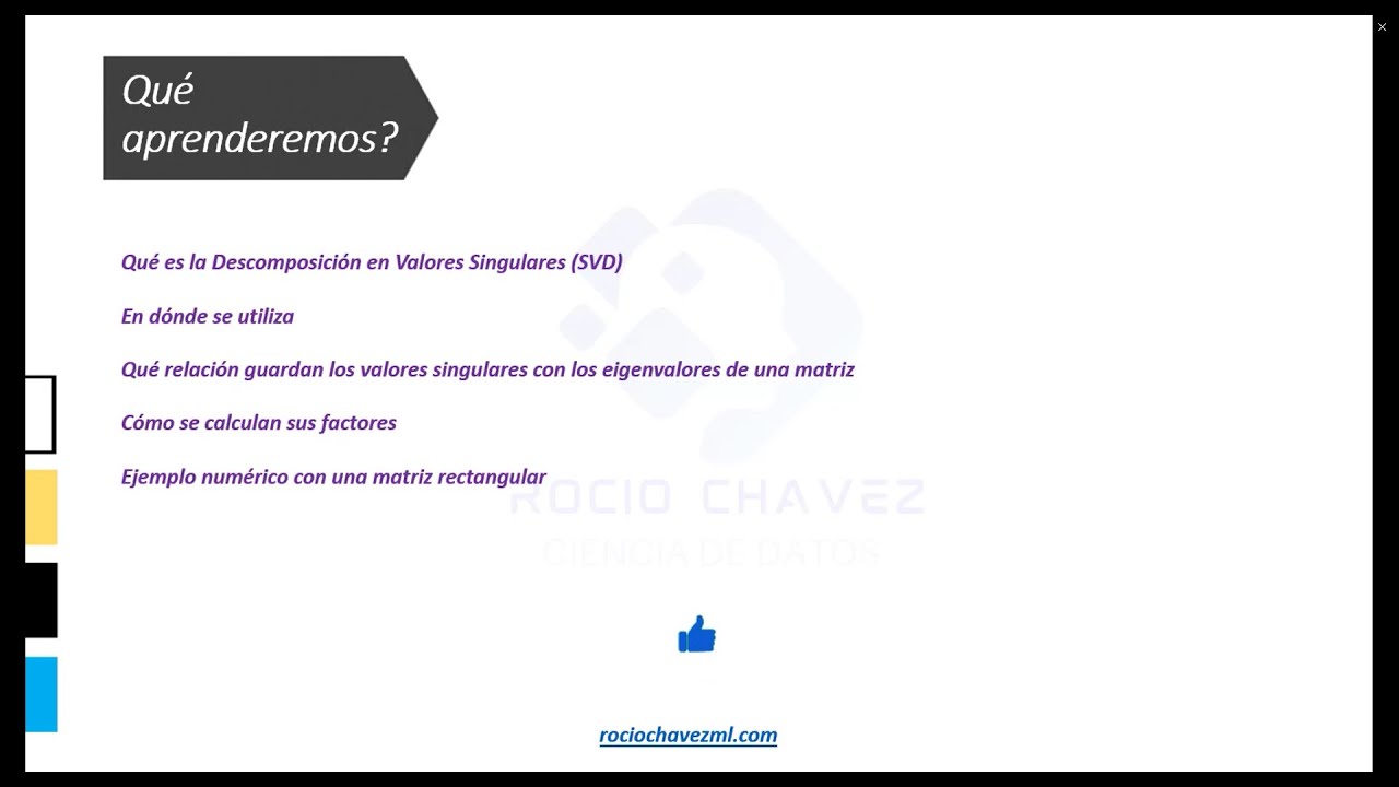 Descomposición en Valores Singulares (SVD) | Explicación Matemática ...