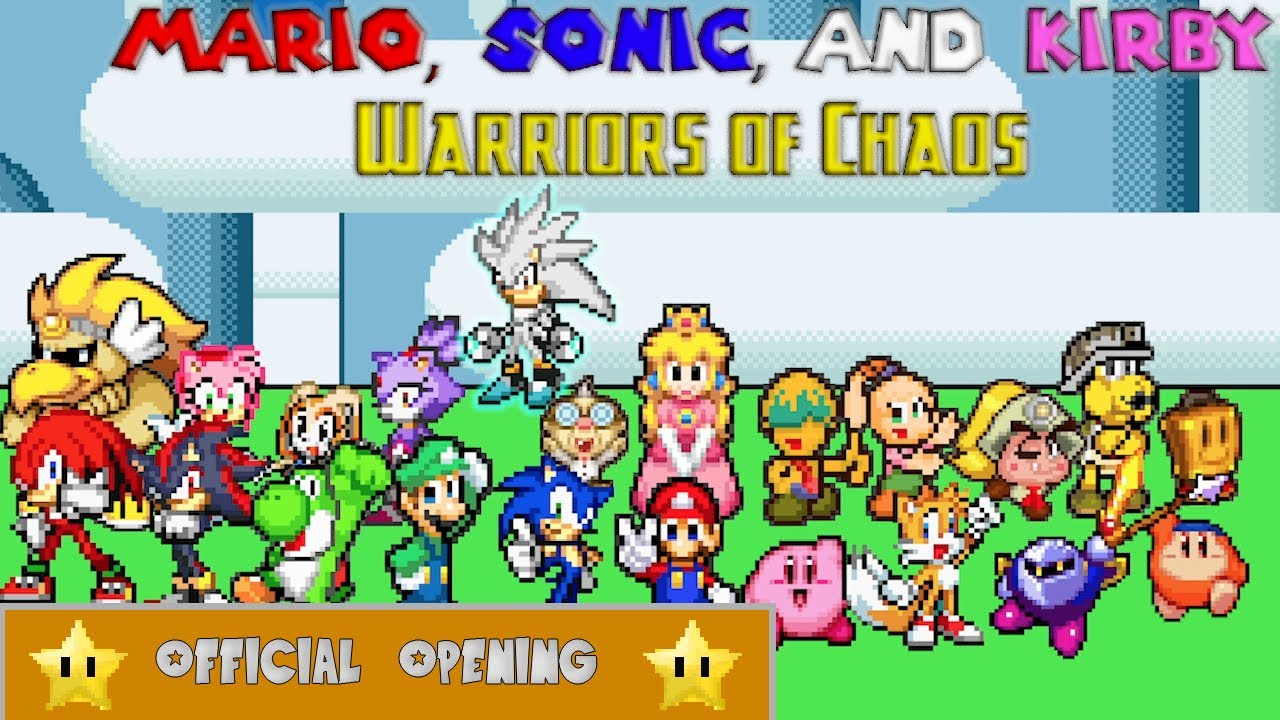 (13+) Mario, Sonic, & Kirby: Warriors of Chaos - Opening 1 (OLD) | Kirb ...