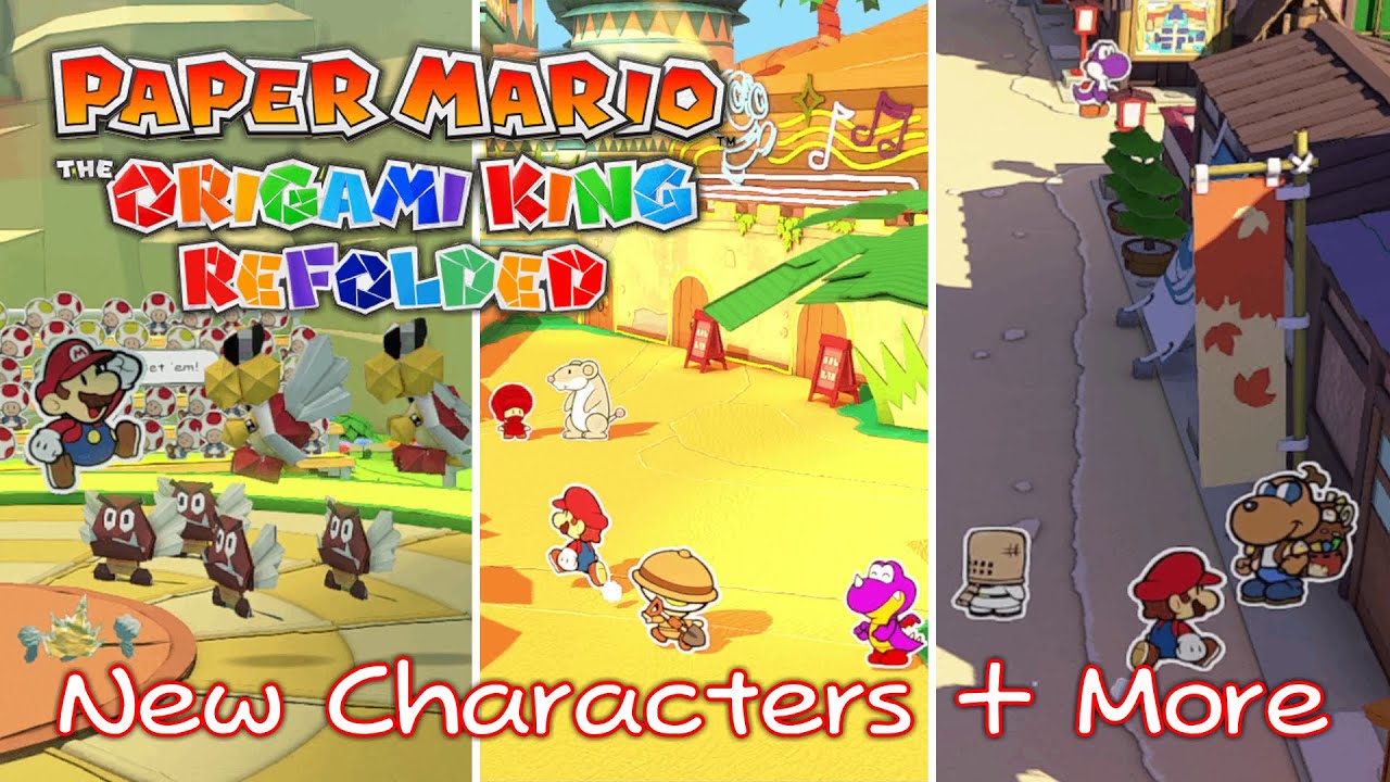 Original Characters & Enemies in Paper Mario: The Origami King | Mod ...