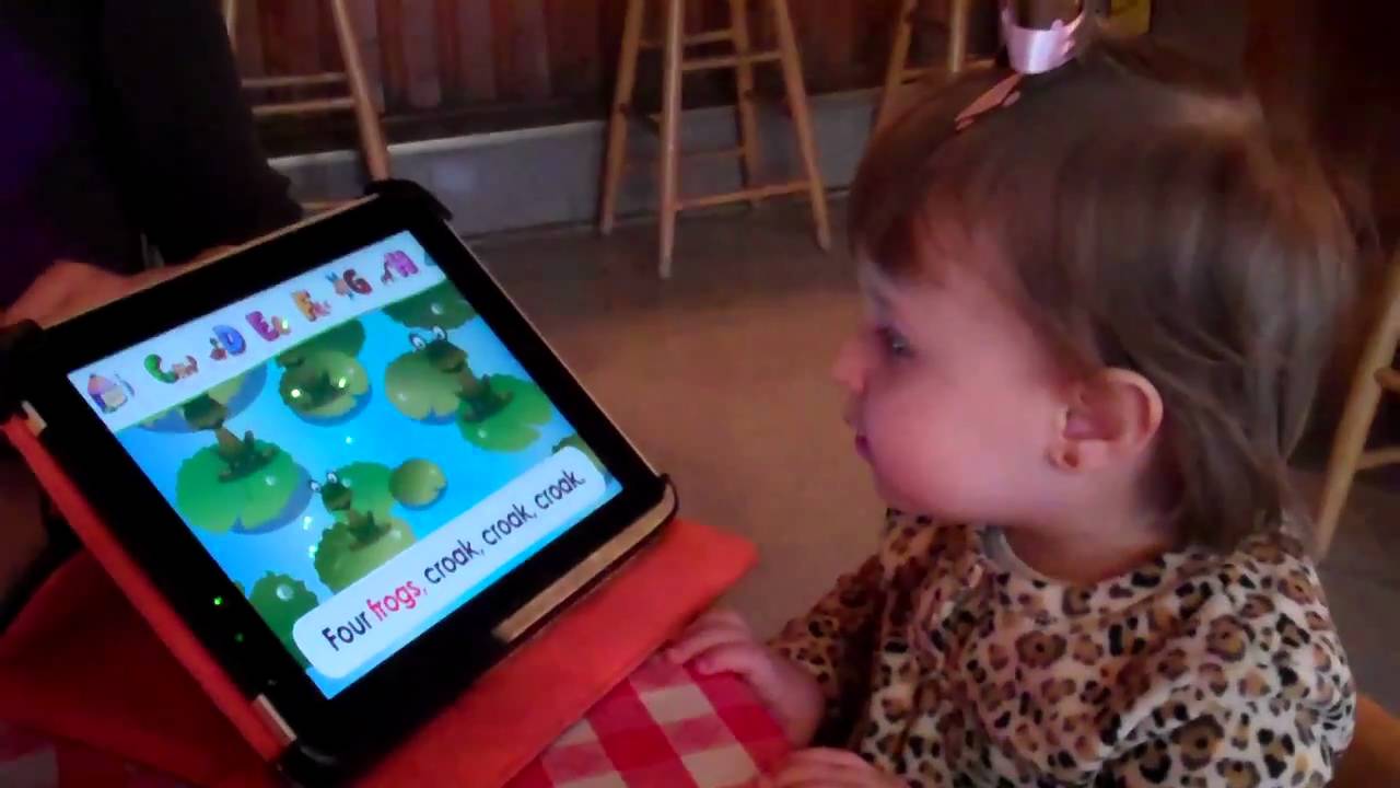 ipad baby playing like a pro - 16 mos. - YouTube