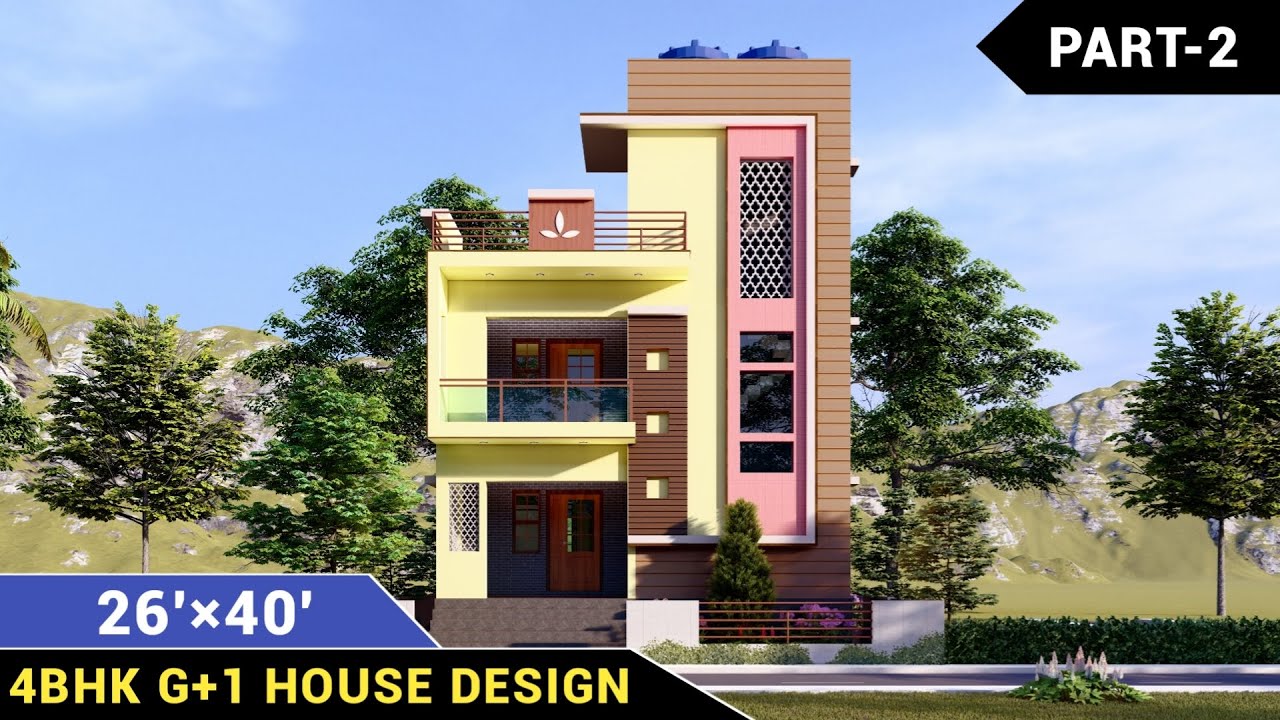 26×40 house plan | 26×40 house plan 2bhk | 26×40 house design | First ...