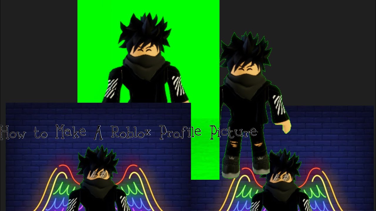 How To Make A Roblox Profile Picture Easy - YouTube