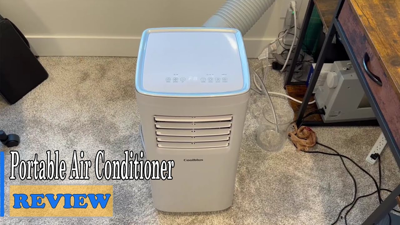Coolblu 8500 BTU Portable Air Conditioner for Room up to 360 Sq ...