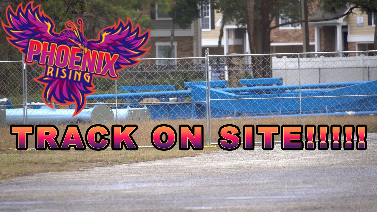 TRACK ON SITE!!! Phoenix Rising Construction update 1 - YouTube
