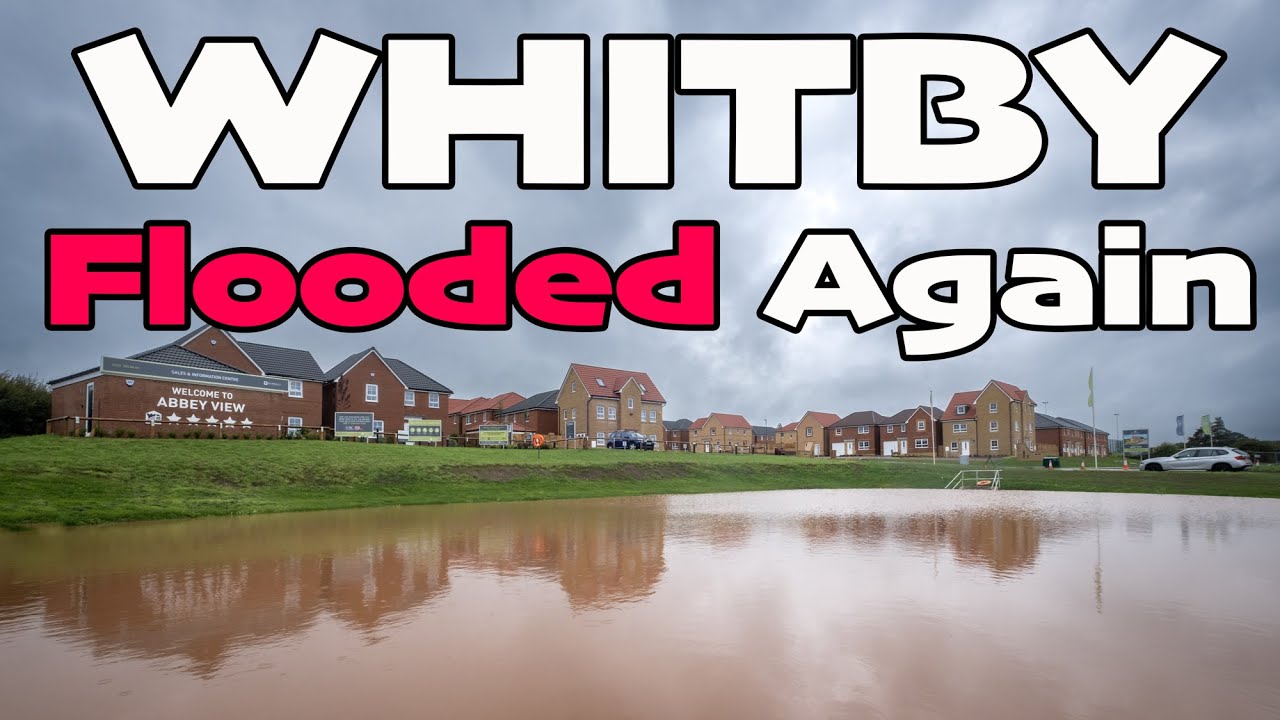 Whitby Flooded Yet Again - Storm Antoni Batters Yorkshire - YouTube