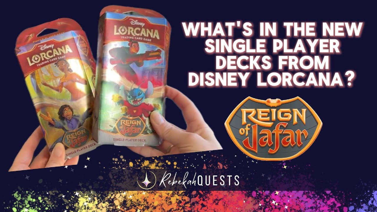 Check out the NEW Single Players Decks from Disney Lorcana's Latest Set ...