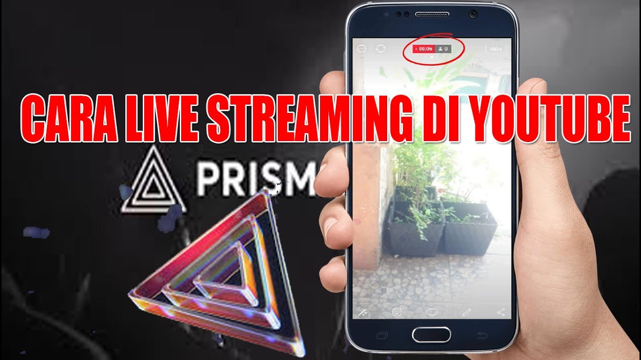 cara live streaming di youtube menggunakan prism live studio - YouTube