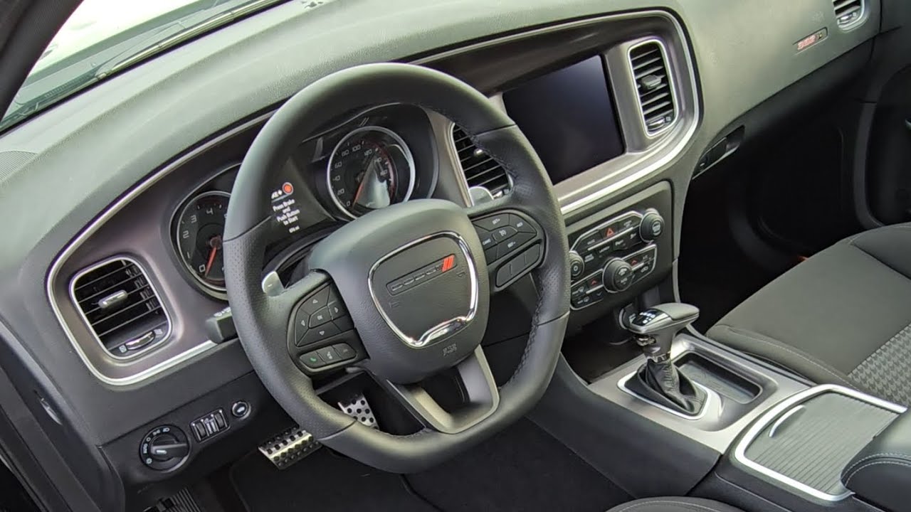 2021 Dodge Charger 392 Widebody Scat Pack Interior Cockpit View 4K POV ...