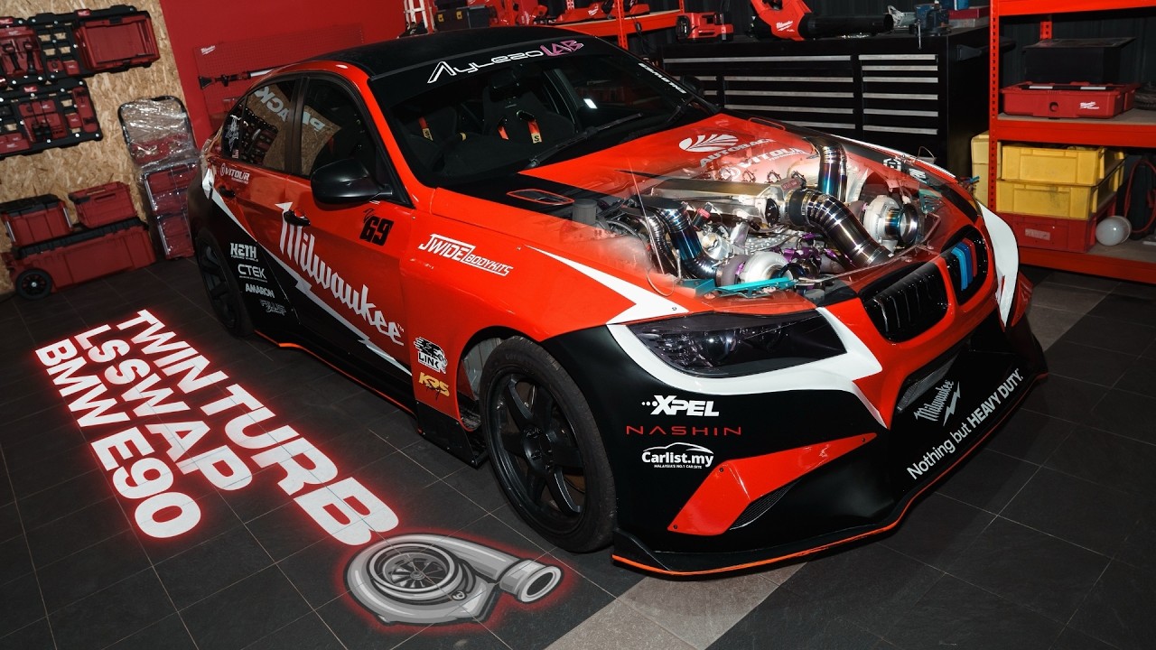 TWIN TURBO LS SWAP BMW E90 4 SEATER DRIFT CAR! - YouTube