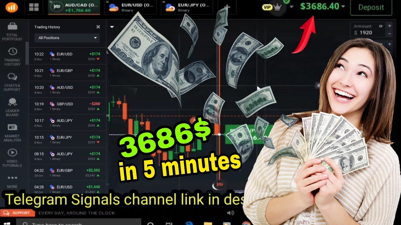 3686$ in 5 minutes | Best Binary Options Strategy | Binary Options ...