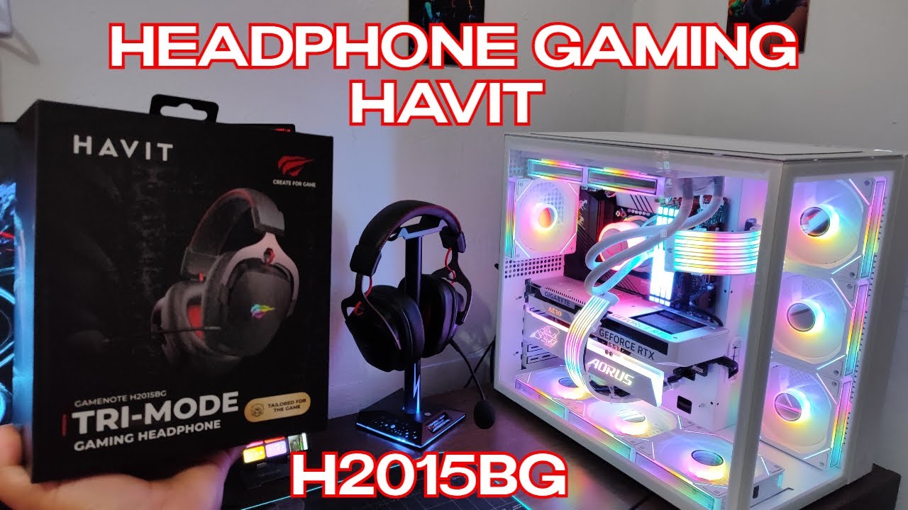 HEADPHONE GAMING HAVIT H2015BG TRI MODE - YouTube