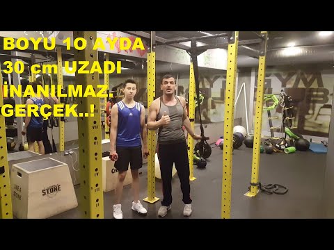 Boy Uzatmada Rekor 10 ayda 30 cm Önce ve Sonra Çalışmalar 1.47 den 1.77 cm. CrossMek Askı Antrenmanı