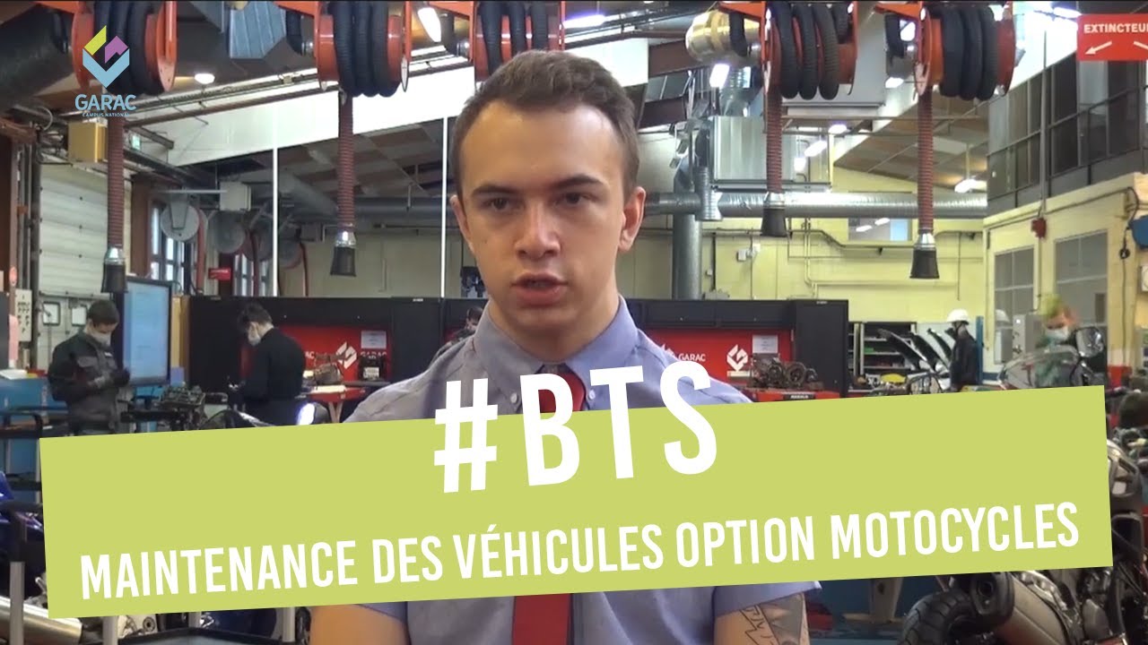 Alan PARCOURS BAC PRO ET BTS MAINTENANCE MOTO - YouTube
