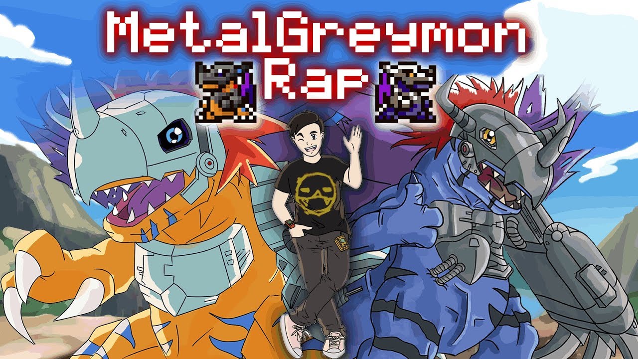 The MetalGreyRap [Lyric Video] (MetalGreymon Rap) #Digimon - YouTube