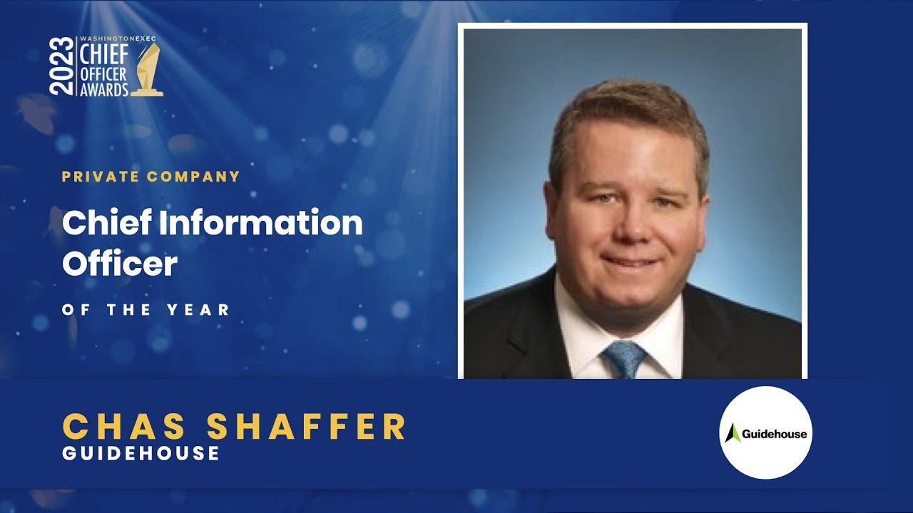 2023 Chief Officer Awards Winner: Guidehouse’s Chas Shaffer - YouTube