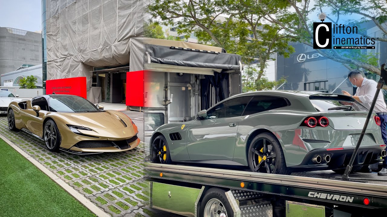 Tailor Made Ferrari SF90 and GTC4Lusso - Johor Roalty - YouTube
