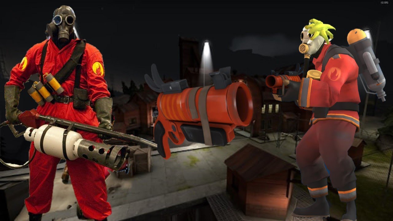 Como saltar con el fuego artificial del bombero (TF2) - YouTube
