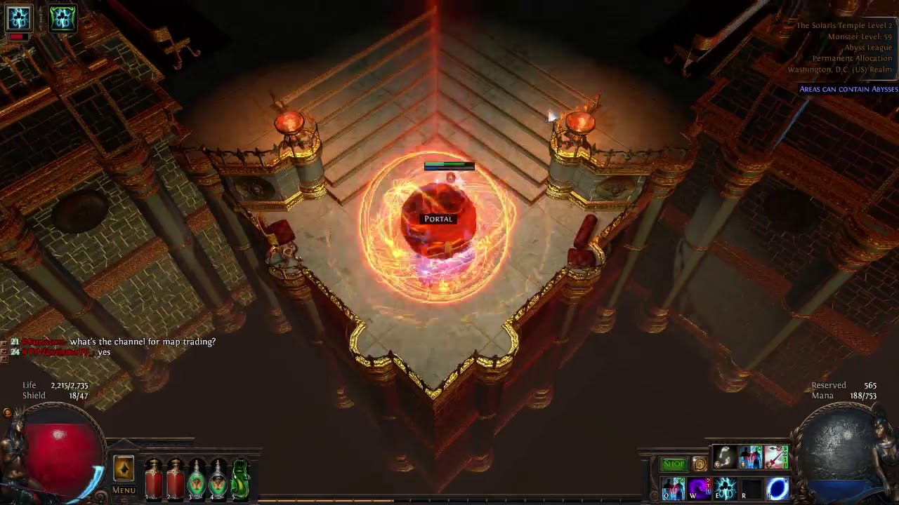 Path of Exile Abyss Poison Quill Rain Pathfinder Gameplay 5 - YouTube