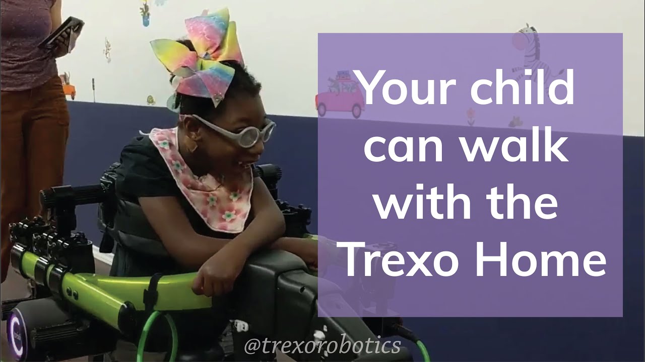 Your child can walk with the Trexo Home - YouTube