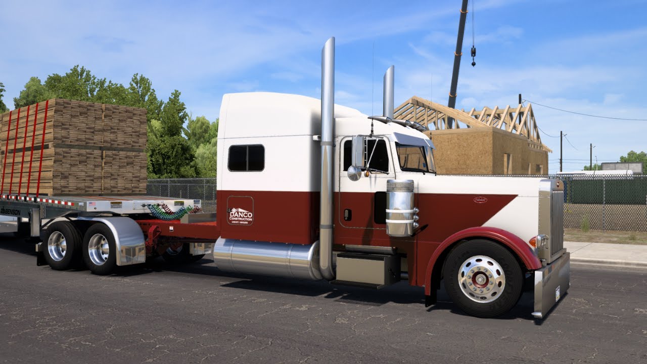 Heavy Lumber Hauling - (Straight Piped Cummins) - Peterbilt 379 ...