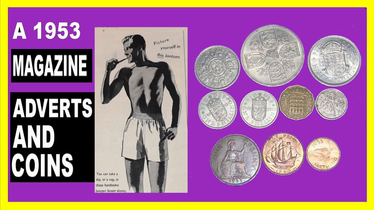 Looking Through The Pages of a 1953 Vintage Magazine. Adverts, and ...