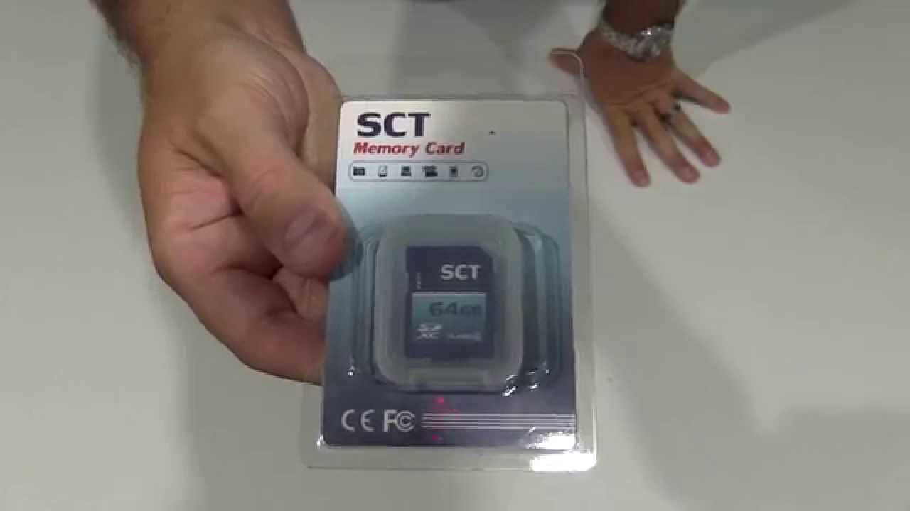 SCT 64GB Class 10 SDXC Memory Card Unboxing - YouTube