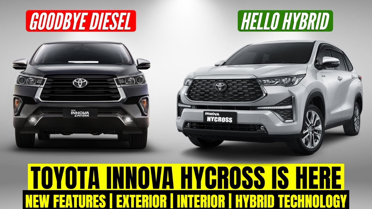 Toyota Innova HYCROSS is here | All Features Explained | Innova Zenix ...