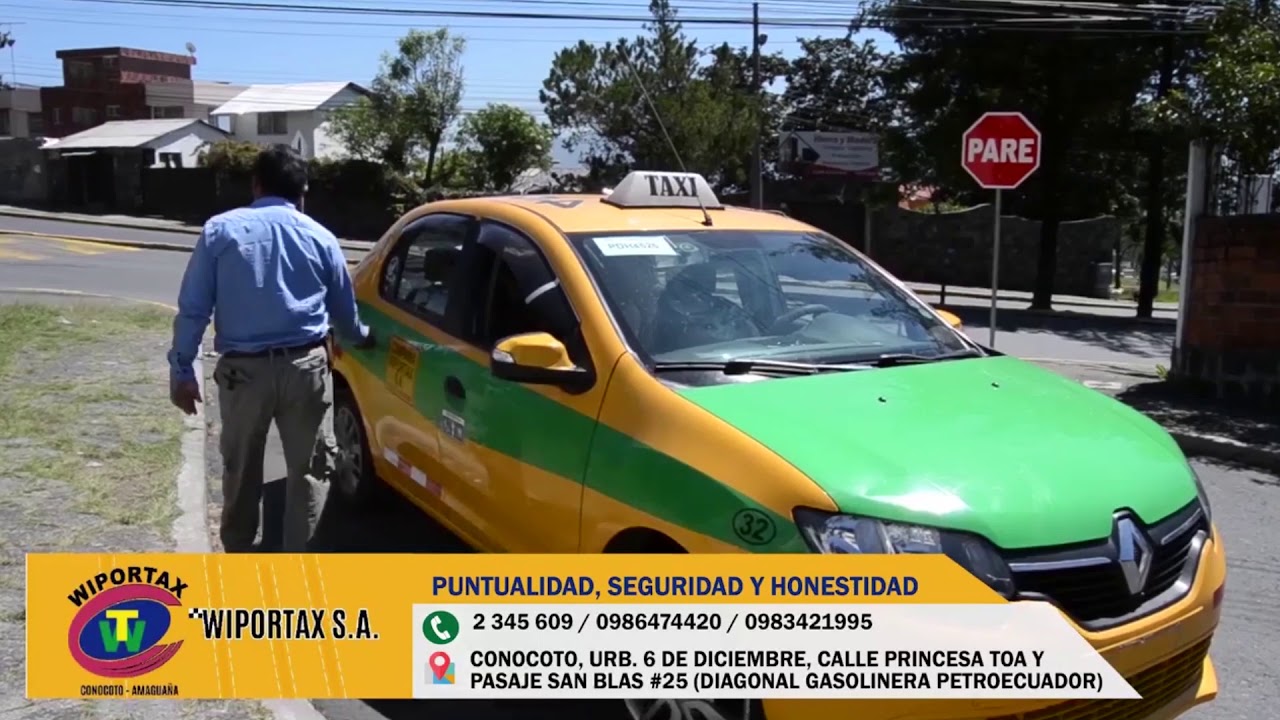 CIA. Wiportax S.A. - SERVICIO DE TAXIS (Quito - Ecuador) - YouTube