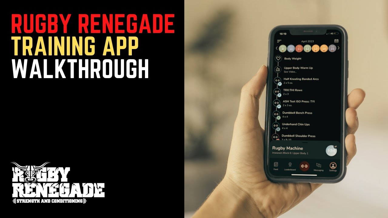 Rugby Renegade Training App Walkthrough - YouTube