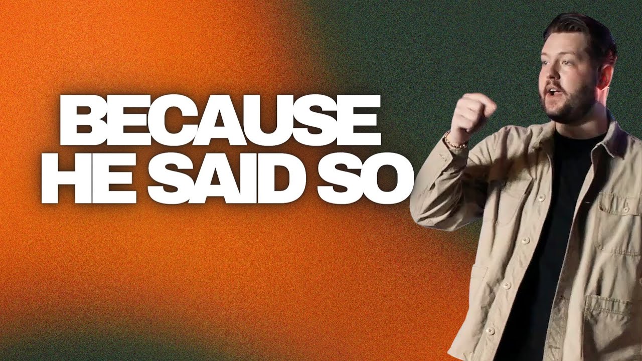 Do It Because God Said It - Alex Suber Sermon - YouTube