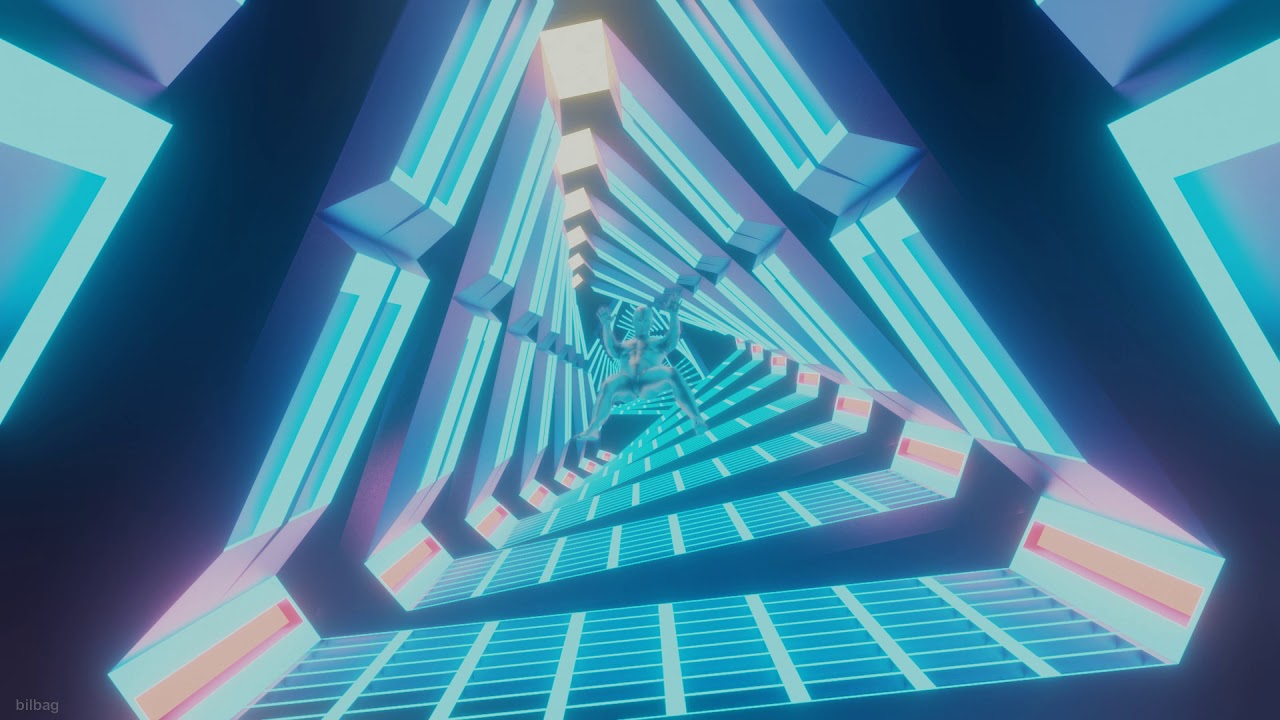 scifi loop falling | blender - YouTube
