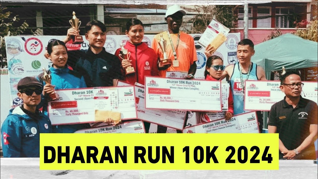 DHARAN 10 KM RUN 2024 @Nikki-nembang congrats for the bronze 🥉🥰 - YouTube