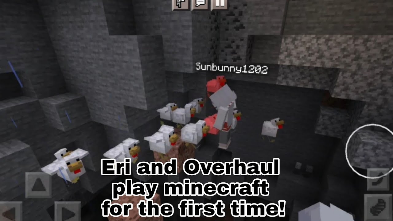 Overhaul and Eri play minecraft for the first time! - YouTube