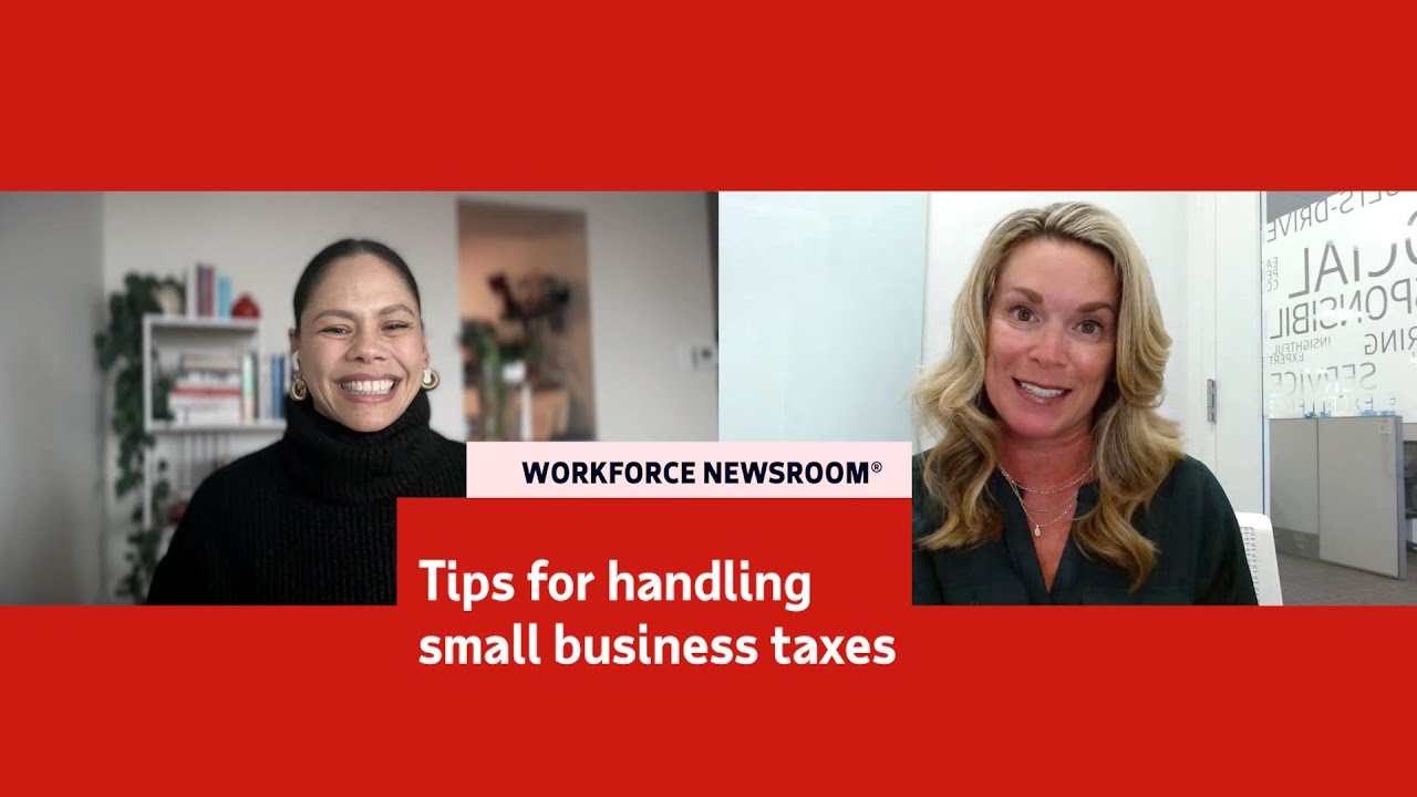 Tips for handling small business taxes - YouTube