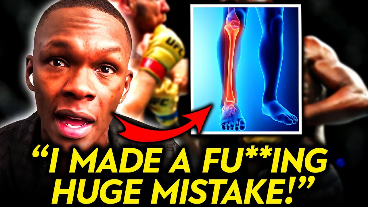 Israel Adesanya blames on INJURY for Upset Defeat Against DDP - YouTube