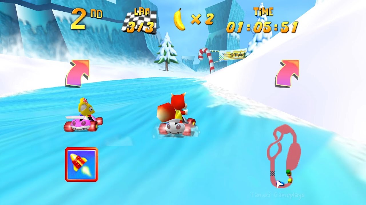 Diddy Kong Racing HD - Trophy Race 2 - YouTube