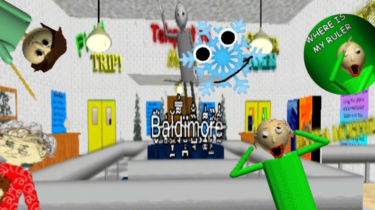 Baldi mega RP remastered how to get Baldi goes crazy badge - YouTube