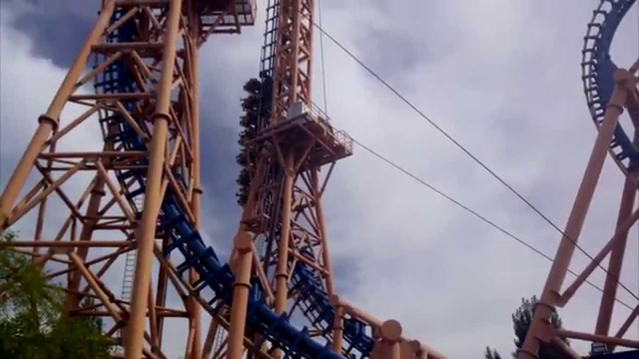 Off Ride|Stunt Fall|Parque Warner Madrid - YouTube