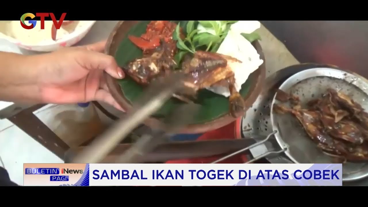 Menikmati Sambal Ikan Togek di atas Cobek dari Bojonegoro, Jatim # ...