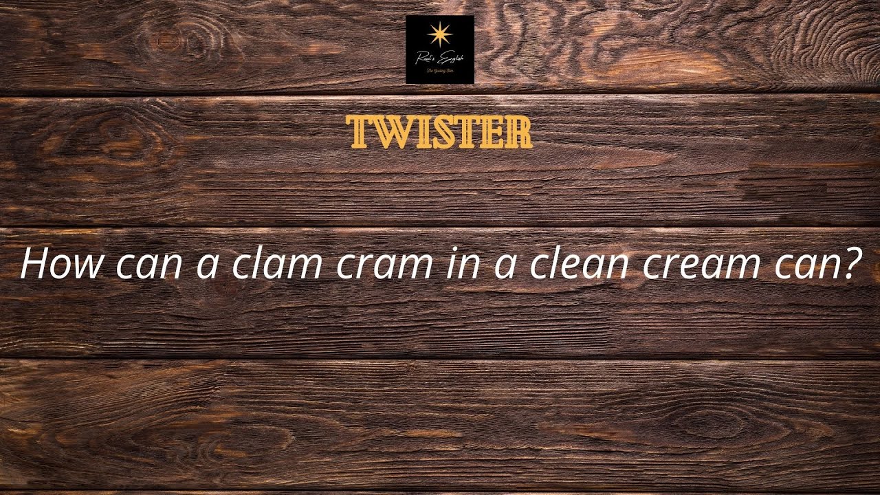 How Can A Clam Cram In A Clean Cream Can YouTube how-can-a-clam-cram-in-a-clean-cream-can-youtube