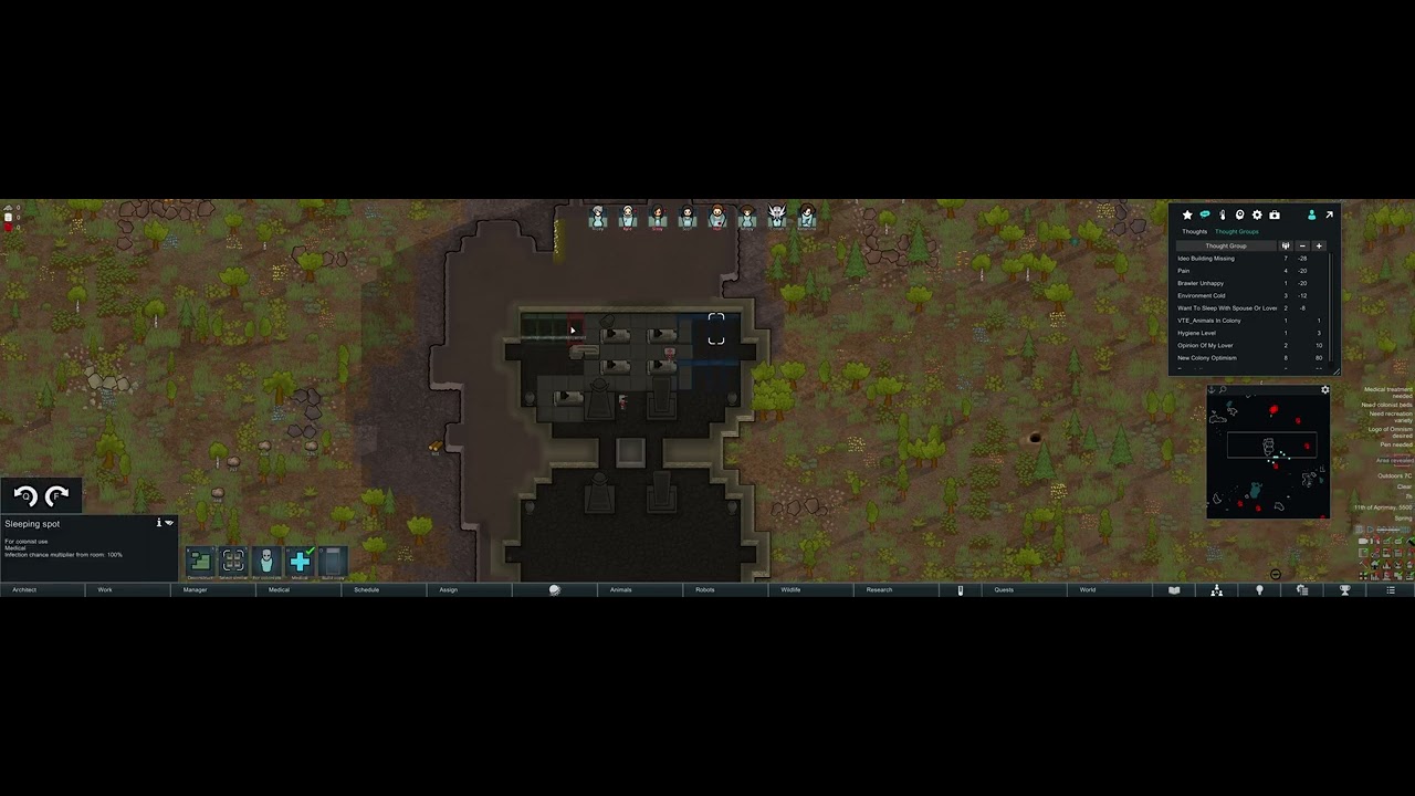 Rimworld - New safe base with Rando Randy - YouTube