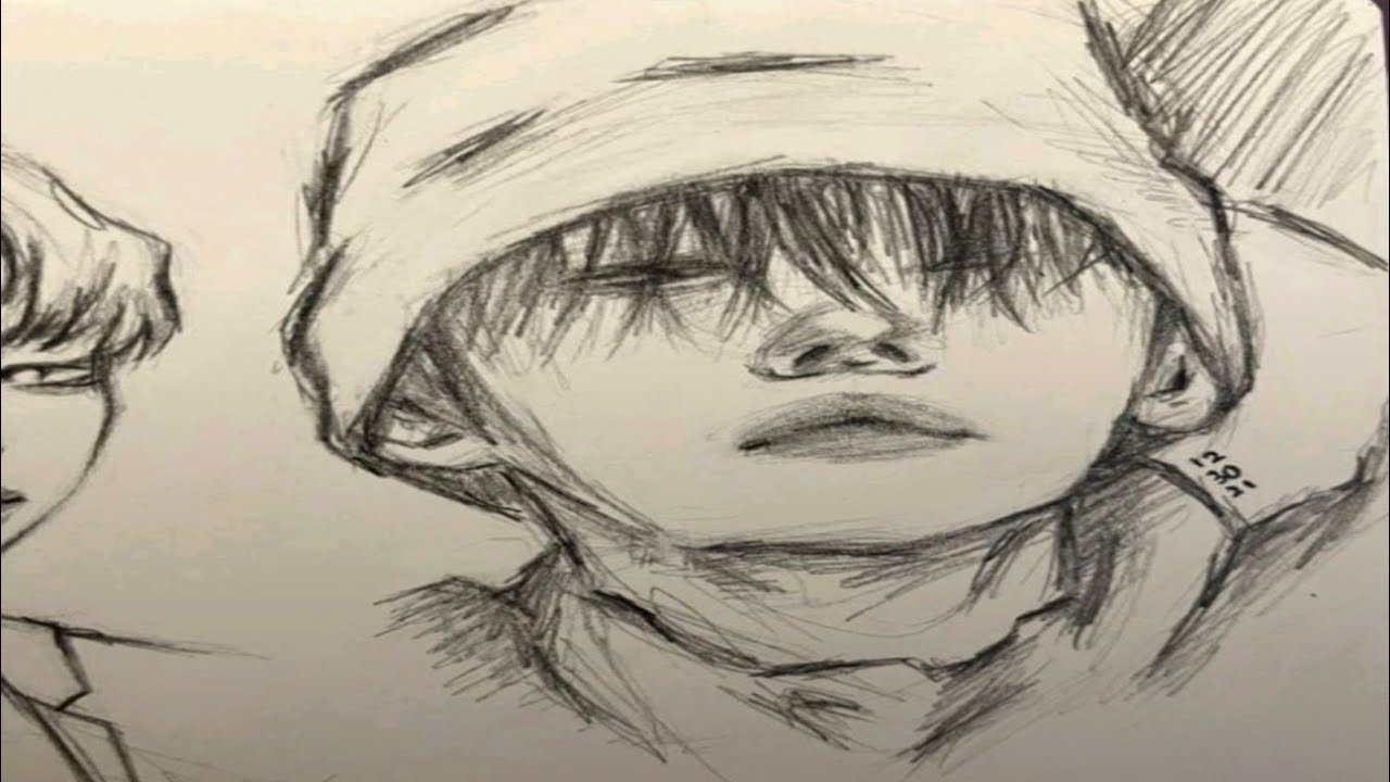 how to draw yeonjun txt step by step🔥|how to draw yeonjun txt easy🖌️ ...